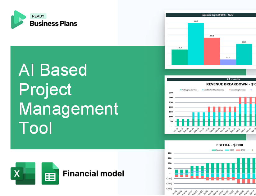 AI Based Project Management Tool Financial Model ...