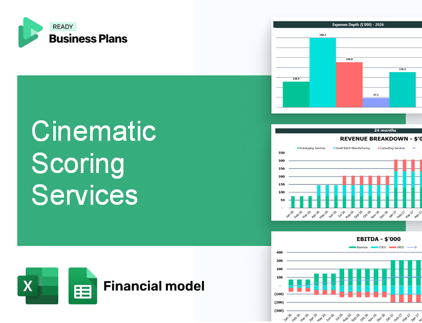 Cinematic Scoring Services Financial Model – ReadyBizPlans.com