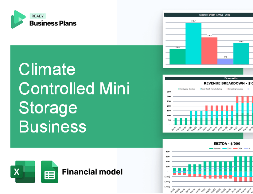 Climate Controlled Mini Storage Business Financial Model ...