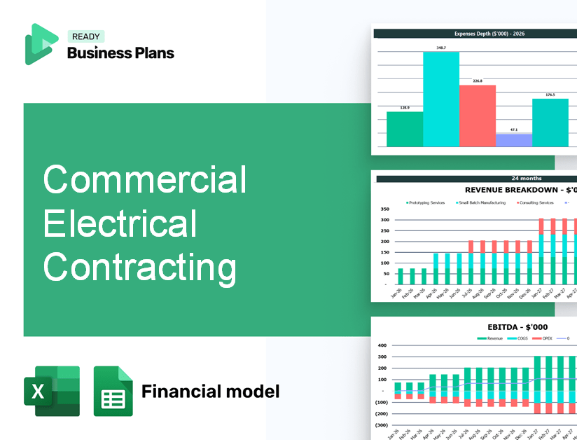 Commercial Electrical Contracting Financial Model ...