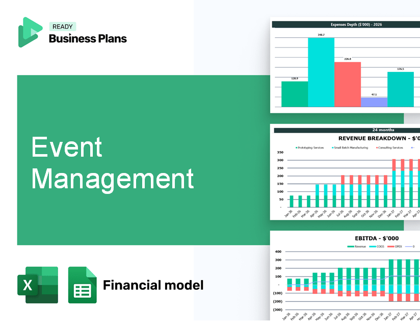 Event Management Financial Model – SampleBusinessPlanTemplate.com