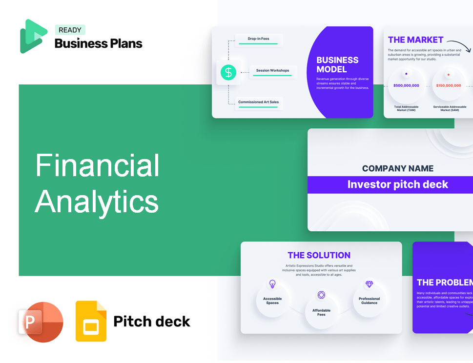 Financial Analytics Pitch Deck – SampleBusinessPlanTemplate.com