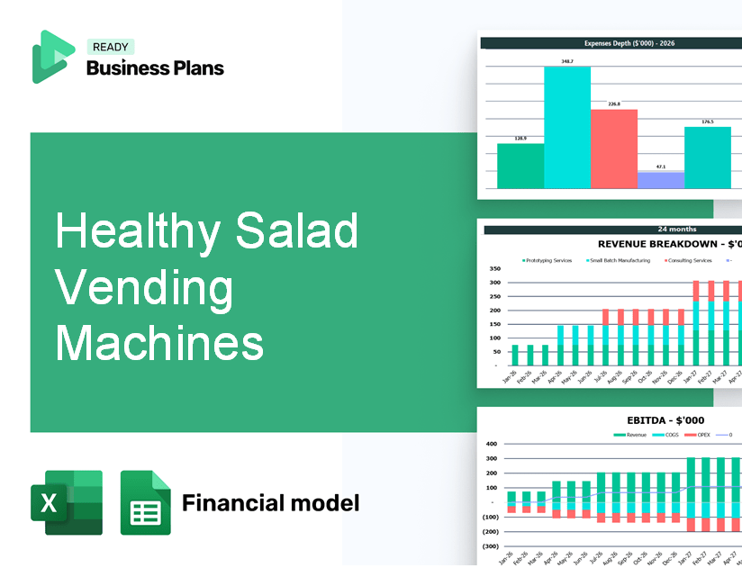 Healthy Salad Vending Machines Financial Model ...