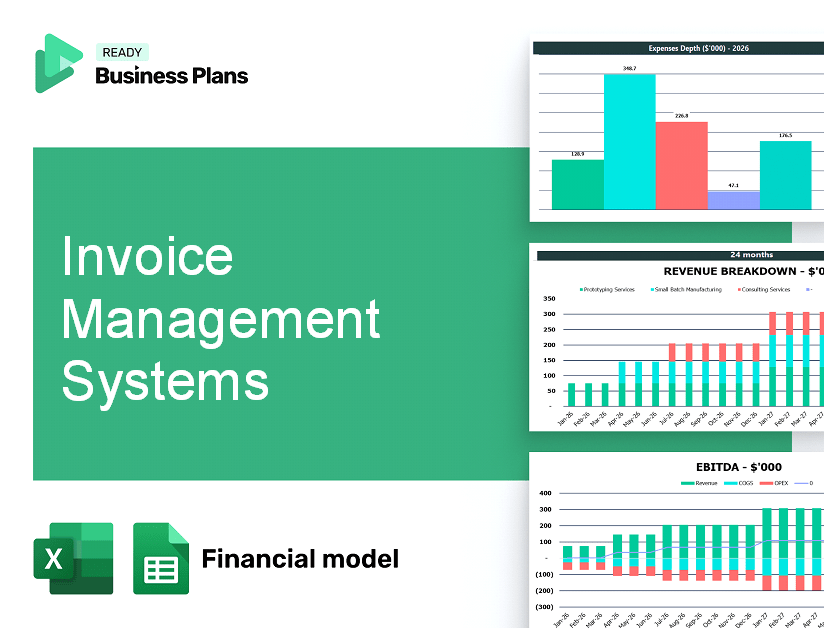 Invoice Management Systems Financial Model – ReadyBizPlans.com