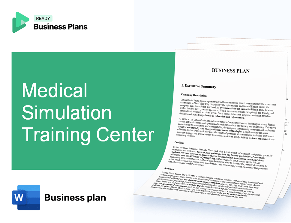 Medical Simulation Training Center Business Plan ...