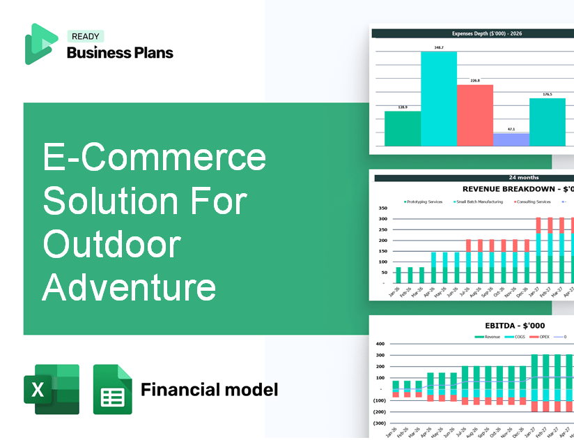 E-Commerce Solution For Outdoor Adventure Financial Model ...