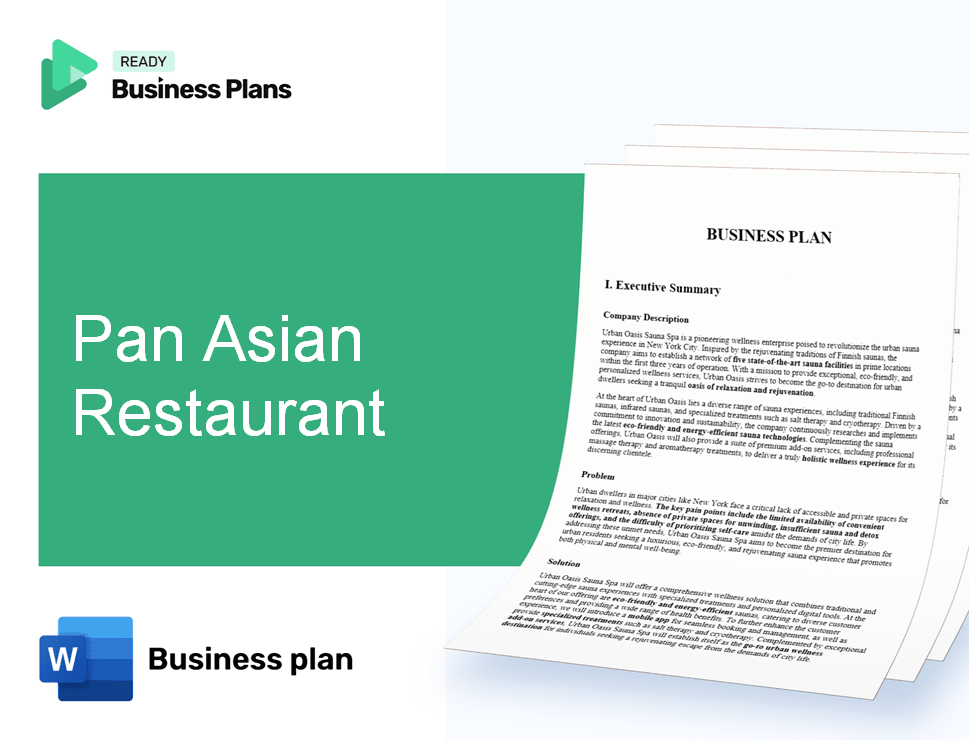 Pan Asian Restaurant Business Plan – SampleBusinessPlanTemplate.com