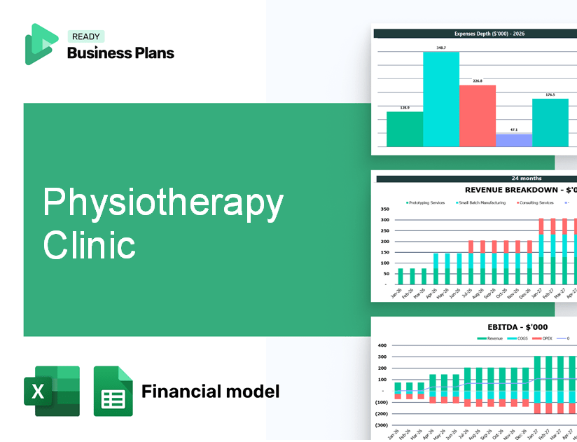 Physiotherapy Clinic Financial Model – SampleBusinessPlanTemplate.com