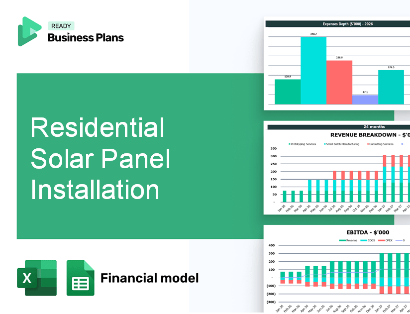 Residential Solar Panel Installation Financial Model ...