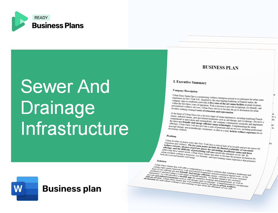 Sewer And Drainage Infrastructure Business Plan ...