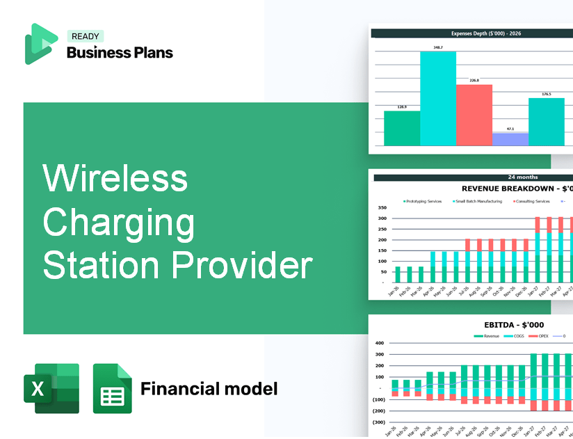 Wireless Charging Station Provider Financial Model ...